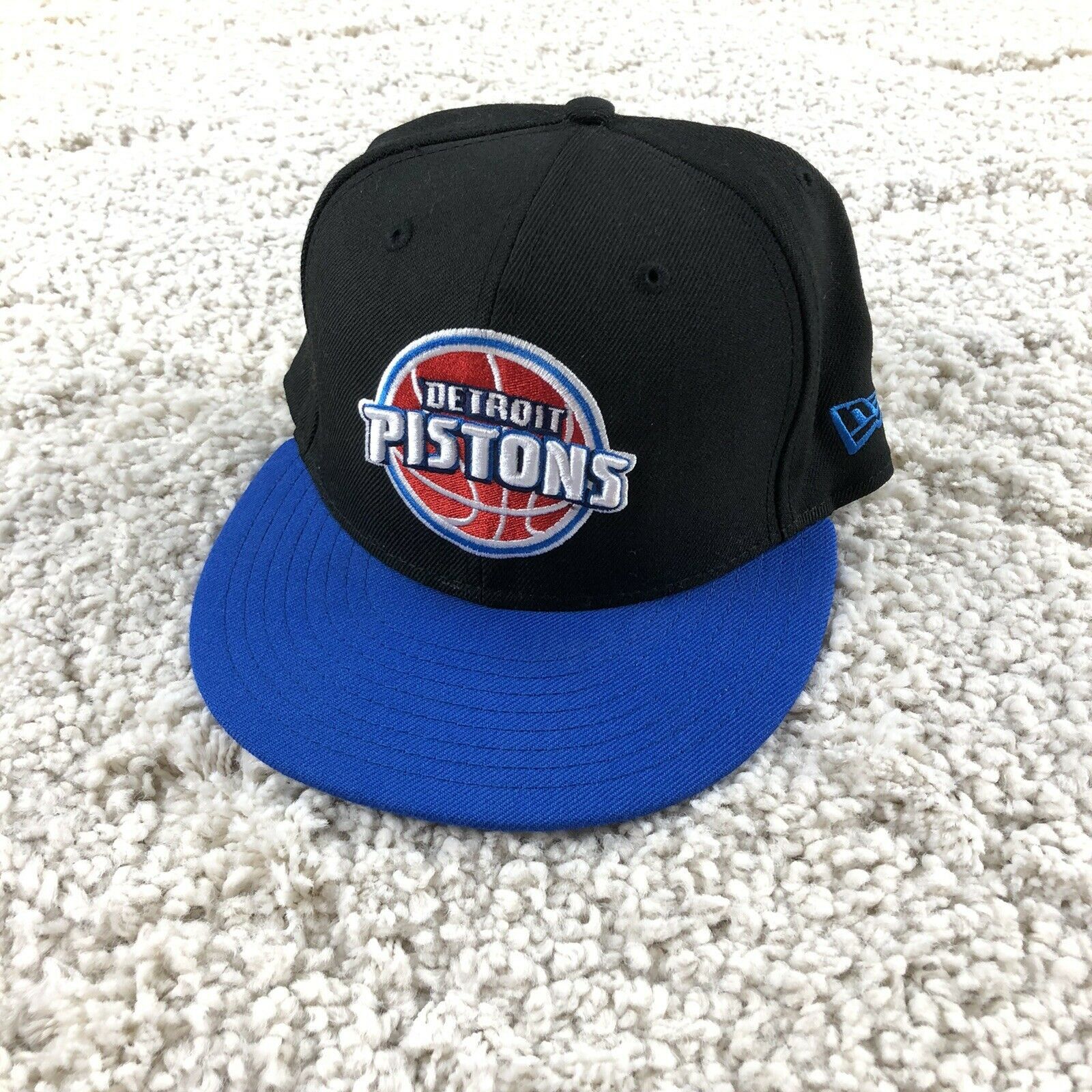 New Era Detroit Pistons Fitted Hat New Era 59fifty Wool NBA Cap Size 7 ...