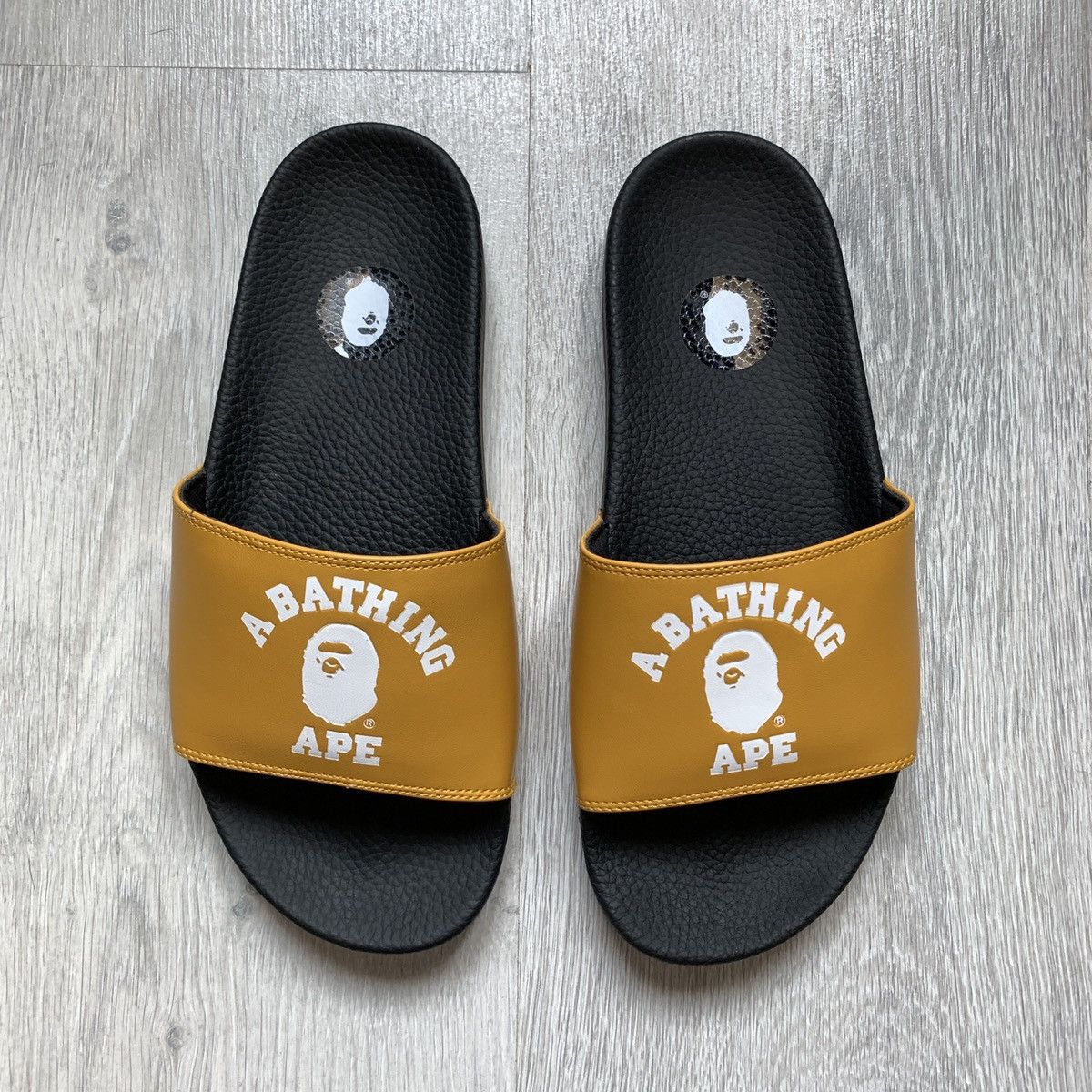 Bape College Slides | Grailed