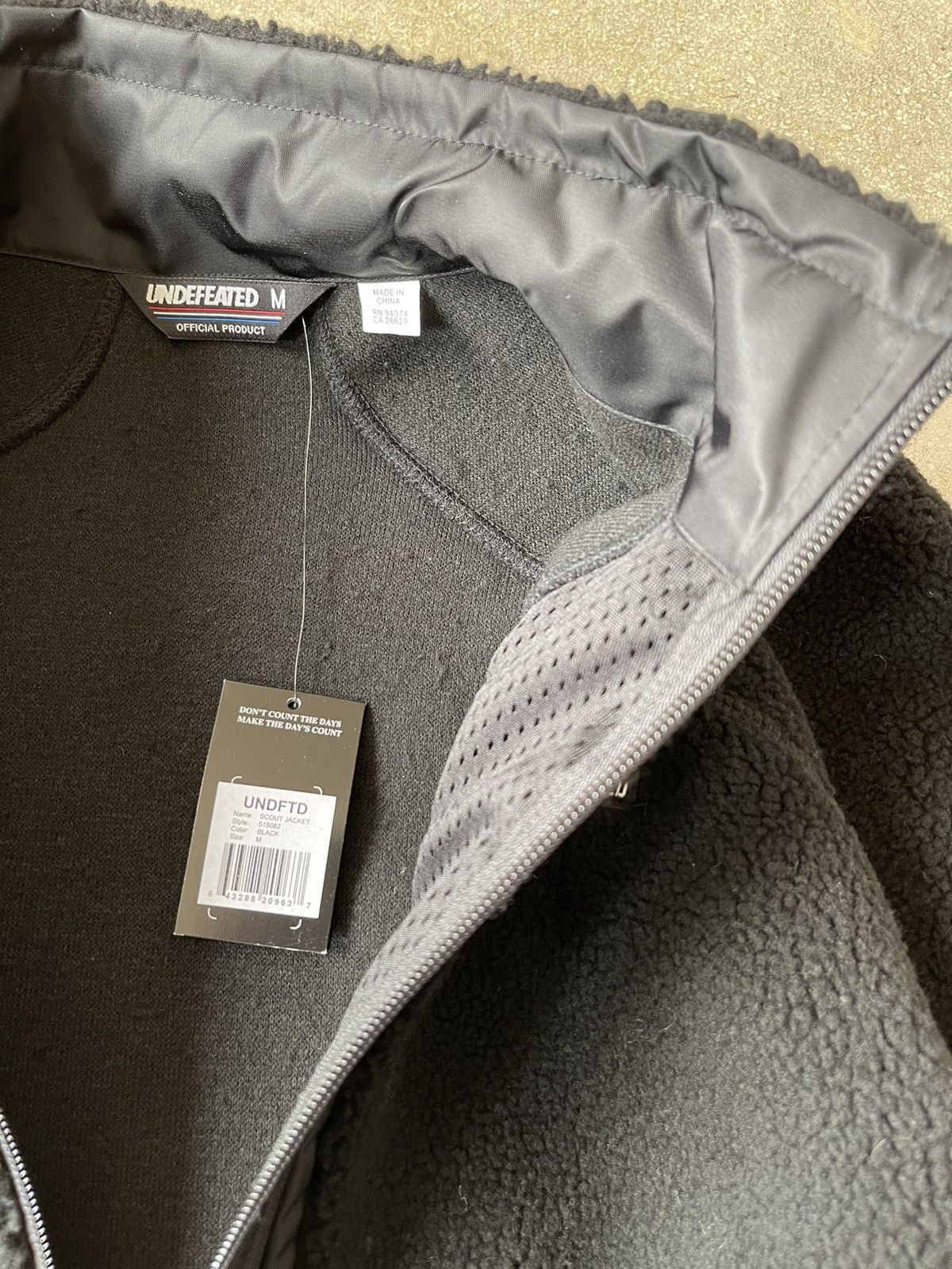 Undefeated Undefeated Retro X type Fleece jacket | Grailed