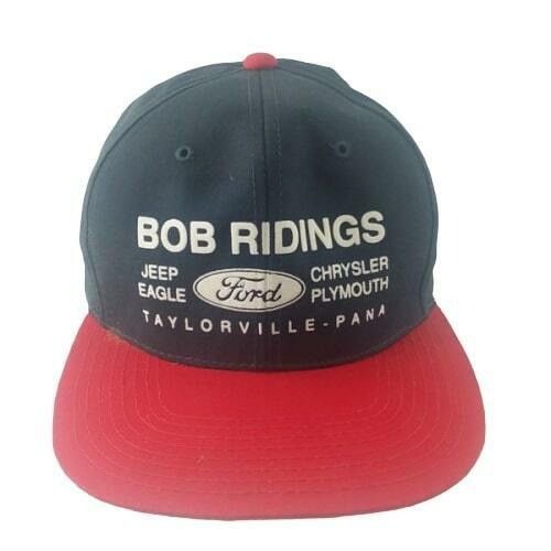 Ford × Strapback × Vintage Bob Ridings Ford Dealer Strapback Hat ...