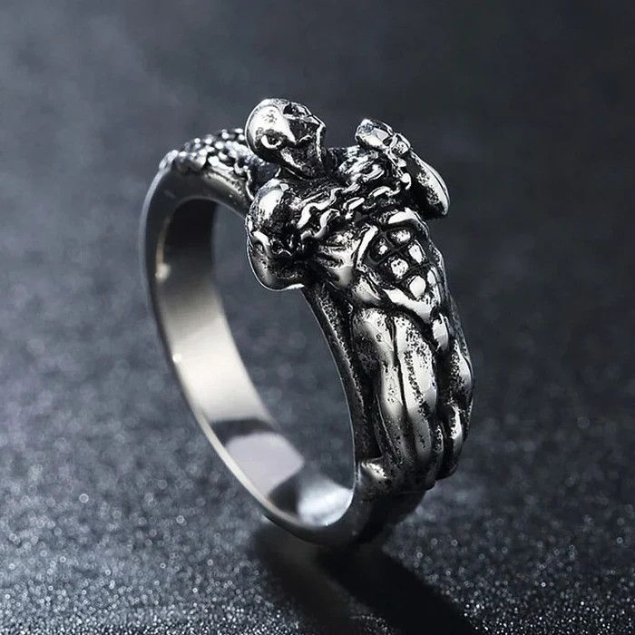 Jewelry Iron Chain Prometheus Ring Ring Muscle Fitness Ring | Grailed