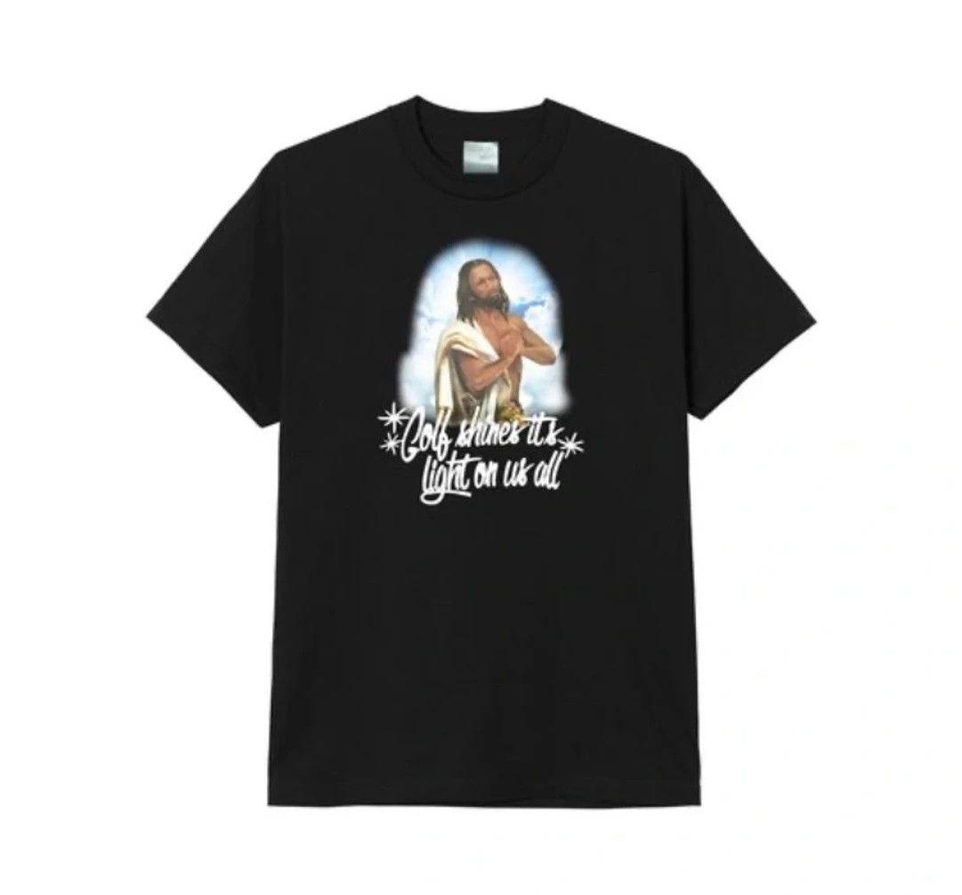 Golf Wang × Tyler The Creator Black Jesus Tee | Grailed
