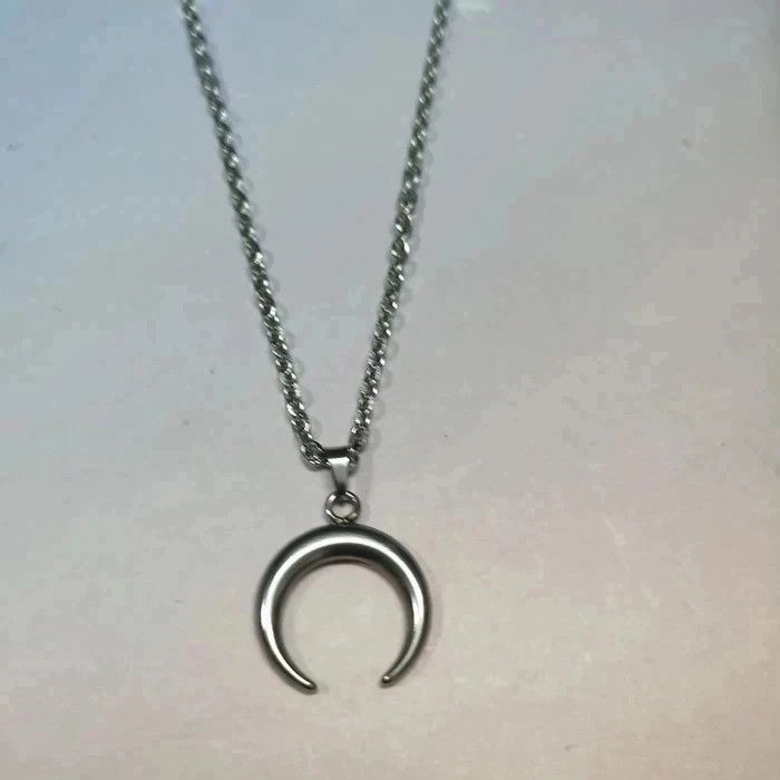Jewelry Gothic Vintage Punk Moon Necklace Chains pendent | Grailed