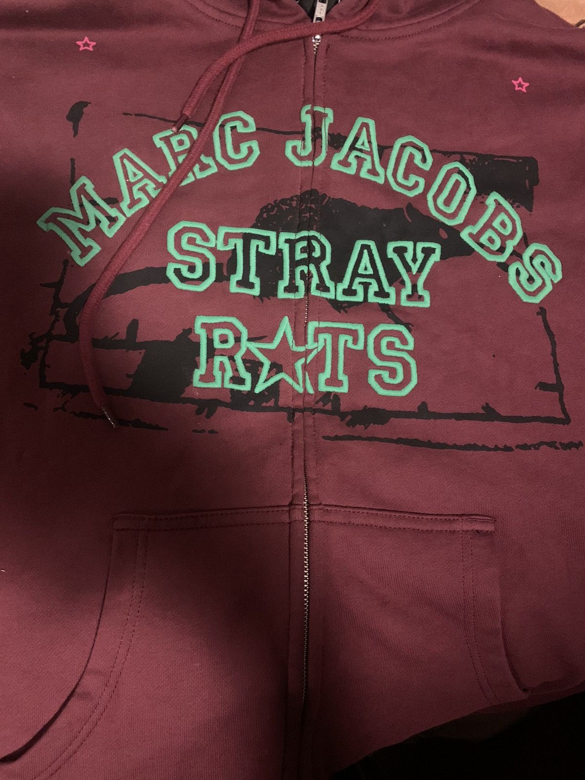 Marc Jacobs × Stray Rats Stray Rats x Marc Jacobs Zip-up Hoodie | Grailed