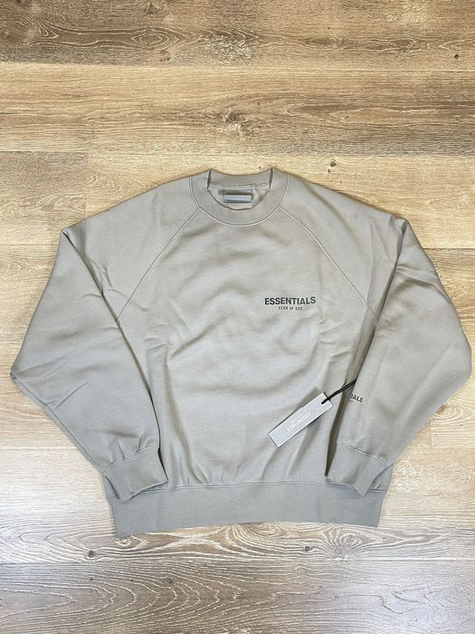 Fear of God Fear of God Essentials Tan String Core Crewneck Small | Grailed