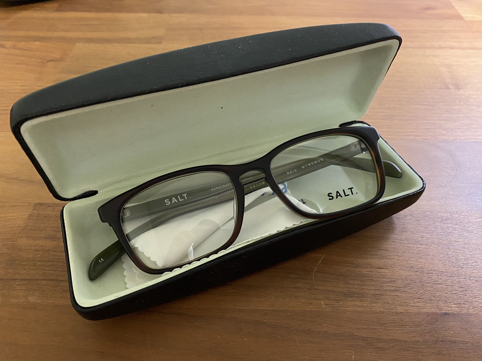 Salt Optics Reid Matte Tweed Moss Glasses Frames | Grailed