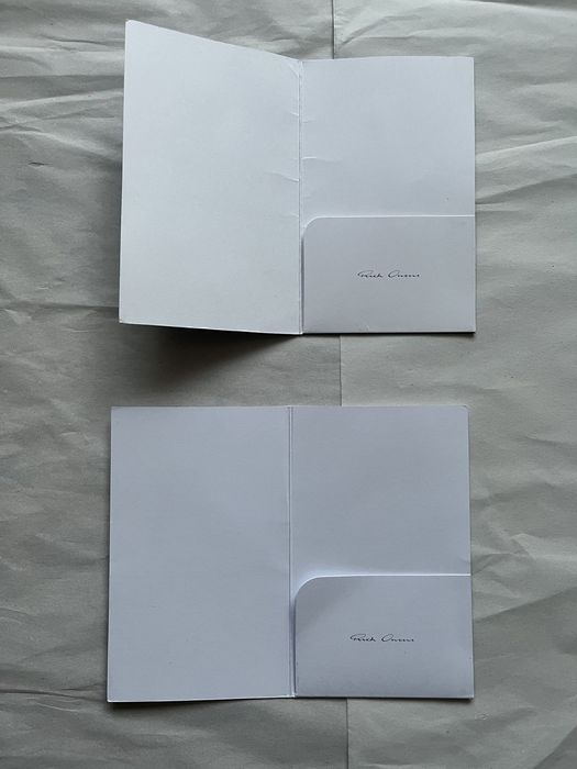 Rick Owens Rick Owens rare card invite collection | Grailed