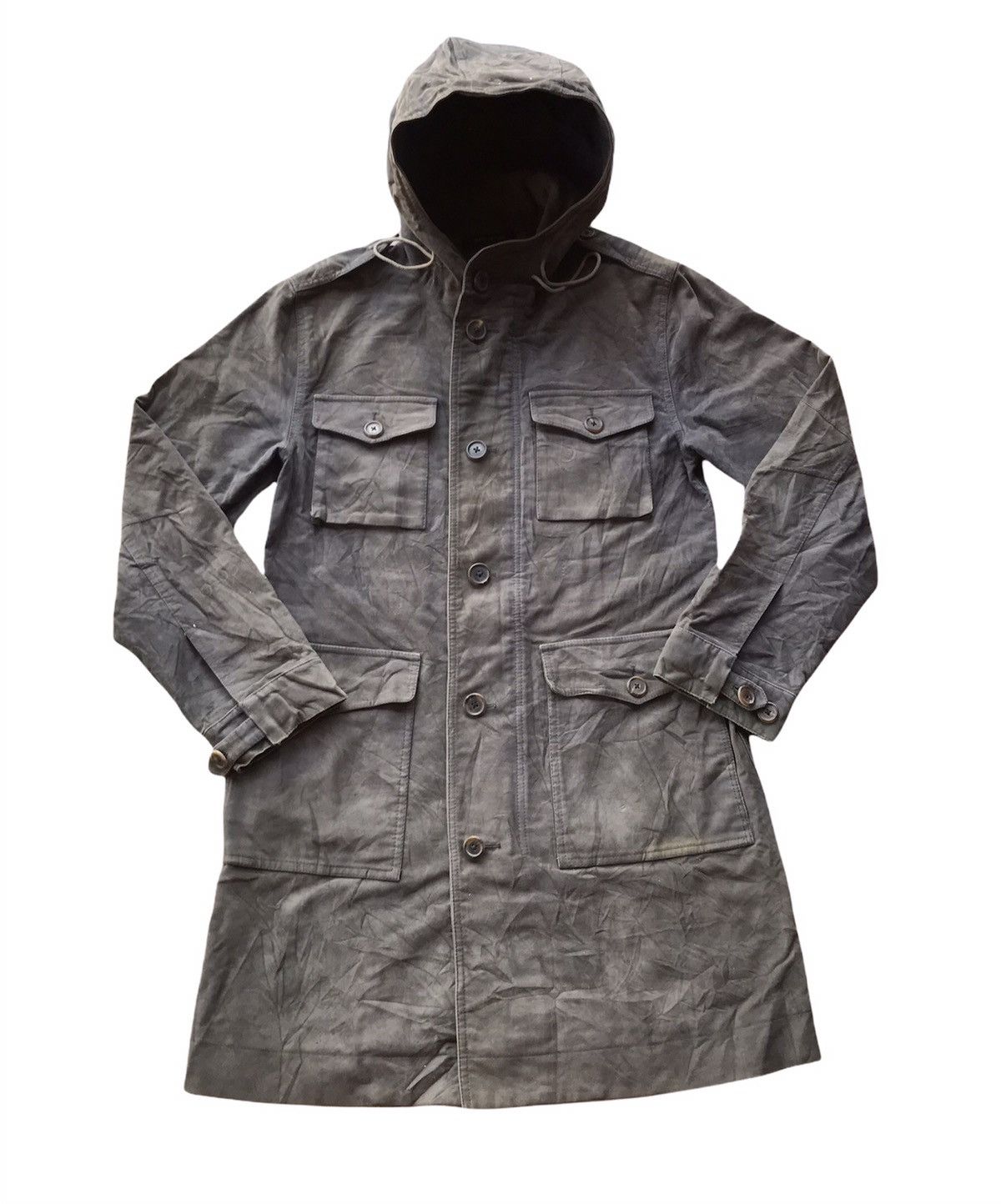 Genuine Leather × Leather Jacket × Marc Jacobs MARC JACOBS HOOD LONG ...