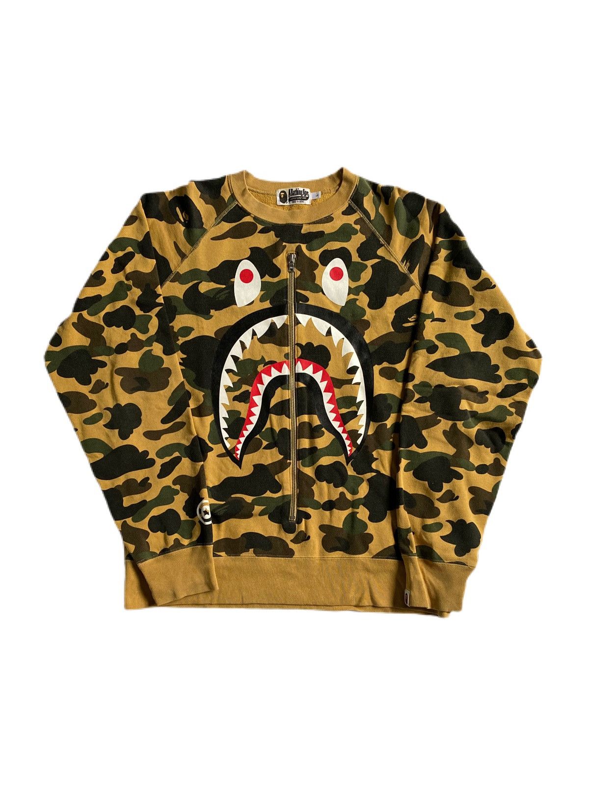 Bape Authentic Bape camo full zip jumper | Grailed