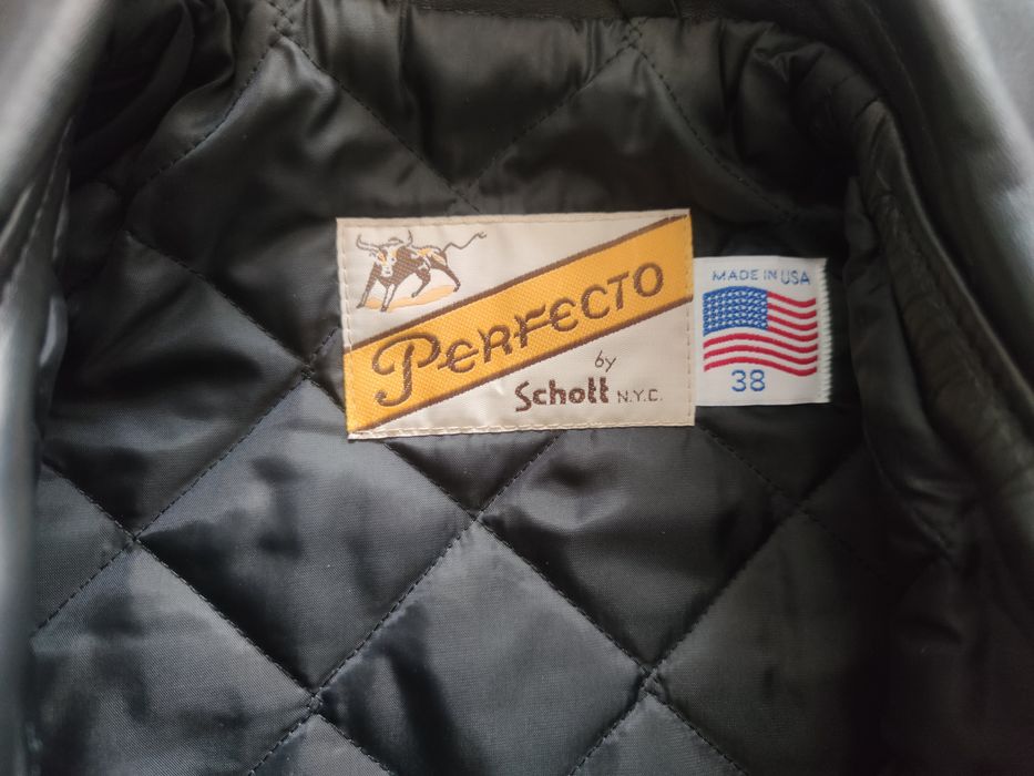 Schott Schott 613S Perfecto One Star Black Leather Jacket | Grailed