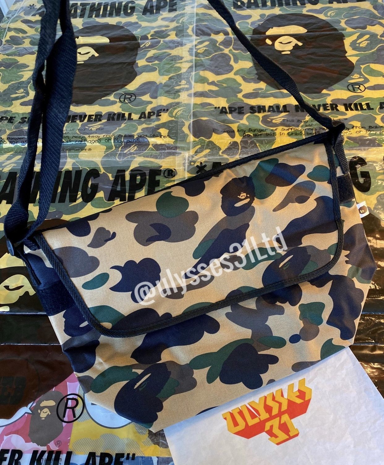 Bape Bape Messenger Bag | Grailed