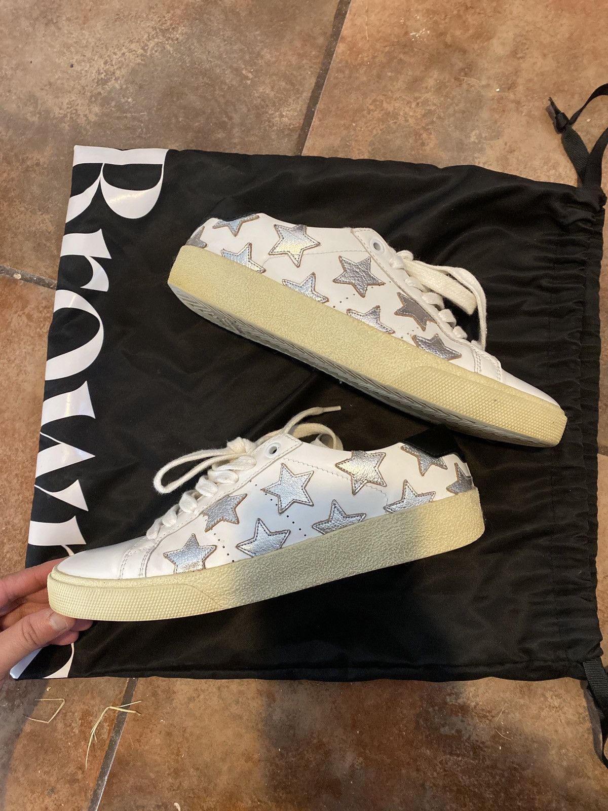 Saint Laurent Paris SLP Star Sneakers | Grailed