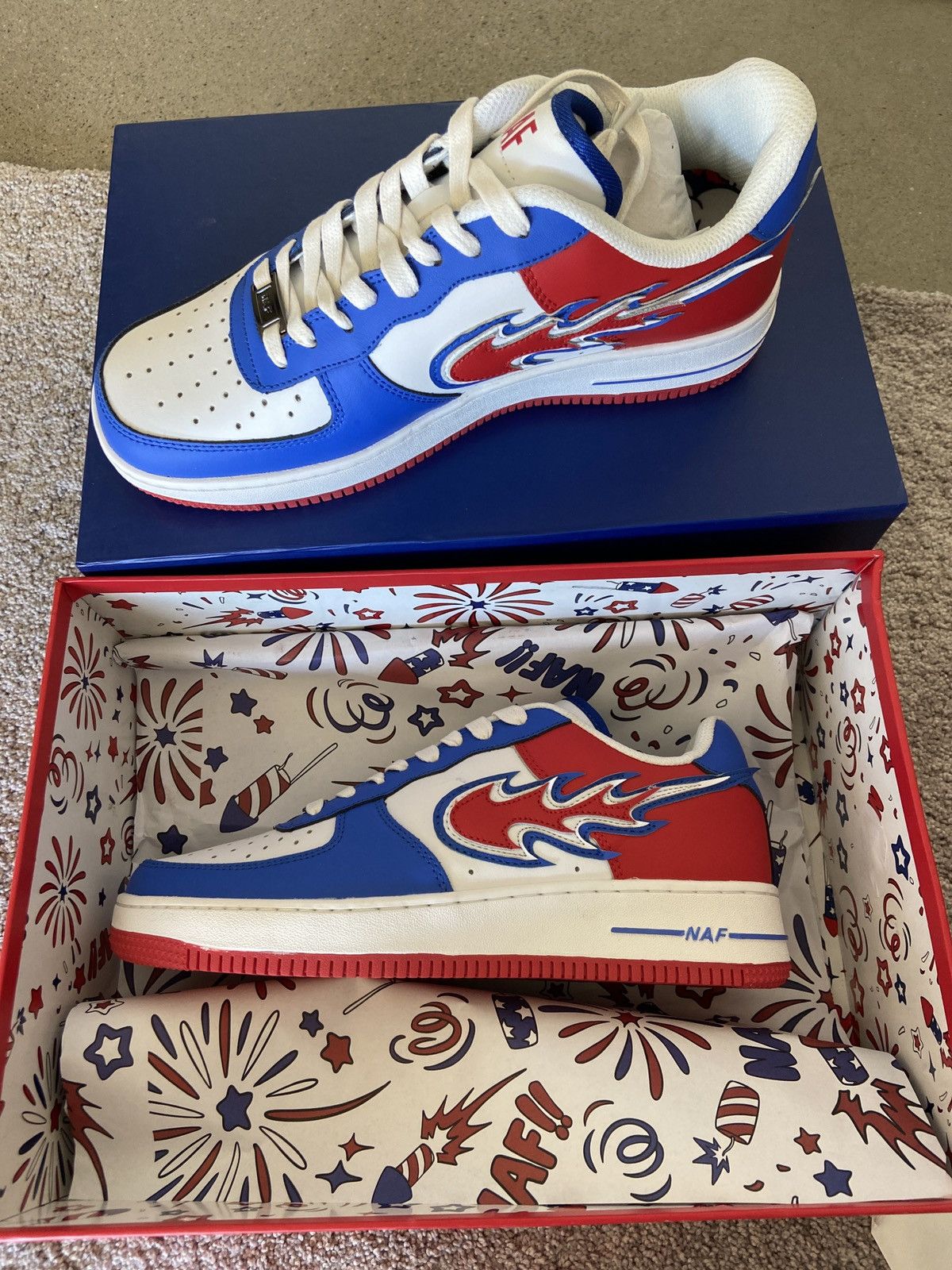 Custom naf global 4th of july | Grailed