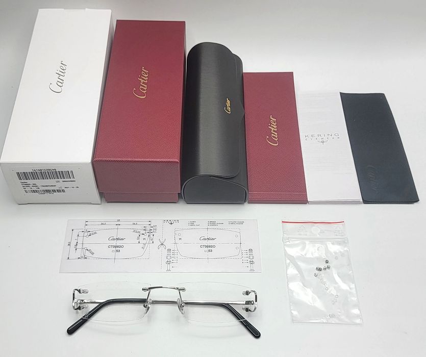 Cartier NEW! Cartier Big C Piccadilly Silver Glasses CT0092O | Grailed