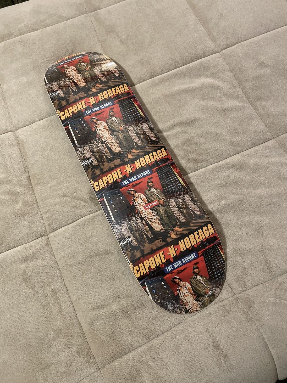 Supreme Supreme The War Report Capone N Noreaga CNN Skateboard Deck ...