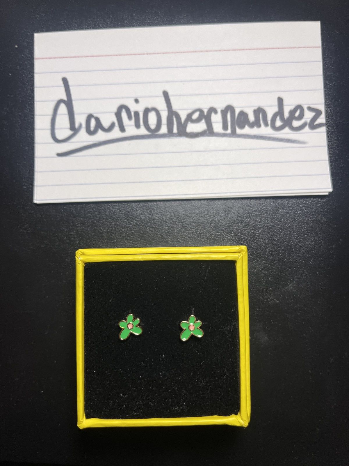 Golf Wang DS Golf Wang Flower Earrings Green Grailed