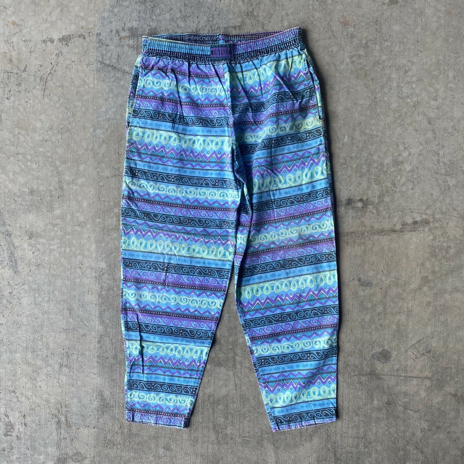Vintage 80s Vintage GITANO Parachute MC Hammer Pants Muscle Gym | Grailed