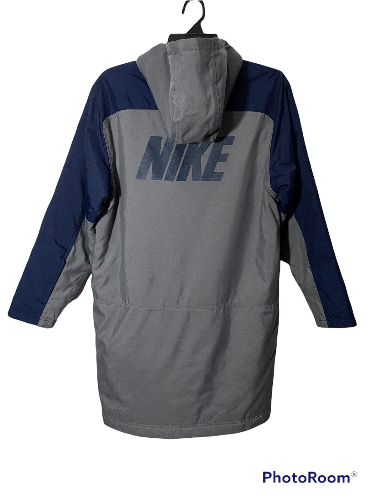 Nike nike casual x long jacket x spell out | Grailed