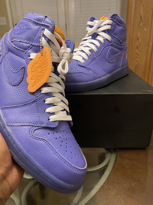Jordan Brand Air Jordan 1 Retro High OG G8RD Rush Violet Gatorade Pack ...