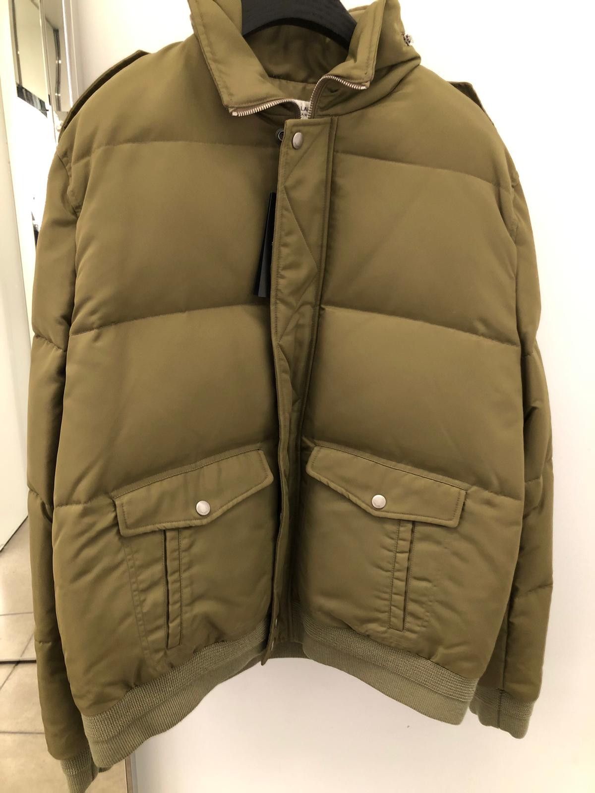 Saint Laurent Paris Army Down Jacket in Khaki | Grailed
