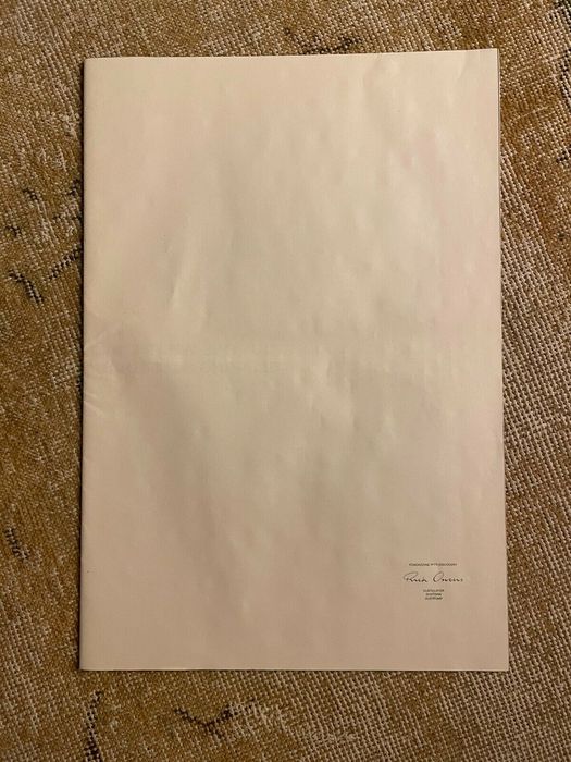 Rick Owens Depliant Rick Owens Art exhibit 2006 | Grailed