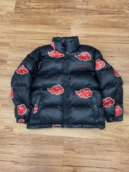 Hypland HYPLAND X NARUTO AKATSUKI PUFFER JACKET | Grailed