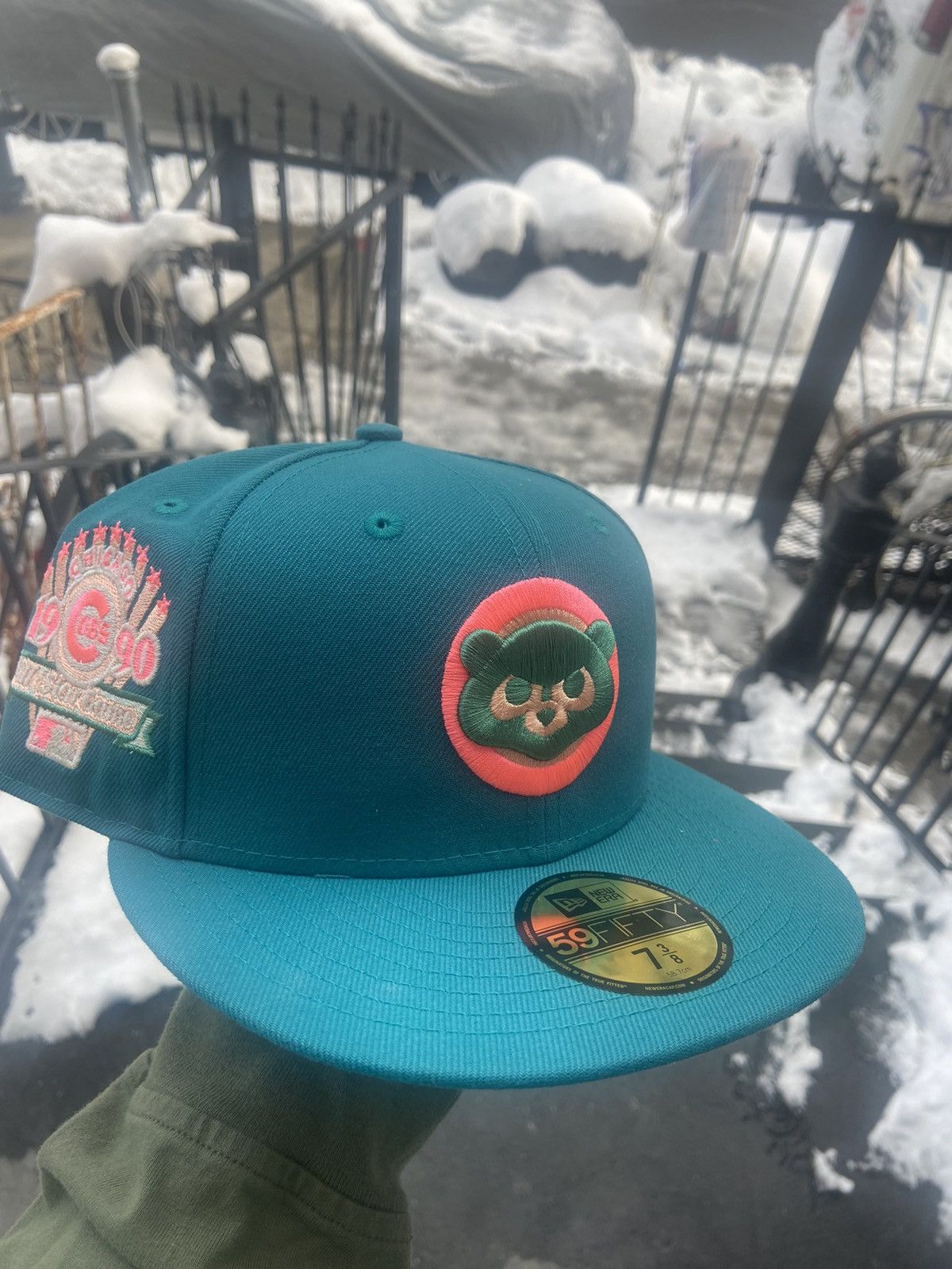 Hat Club × MLB × New Era 7 3/8 Chicago Cubs “Badlands” 1990 ASG New Era ...