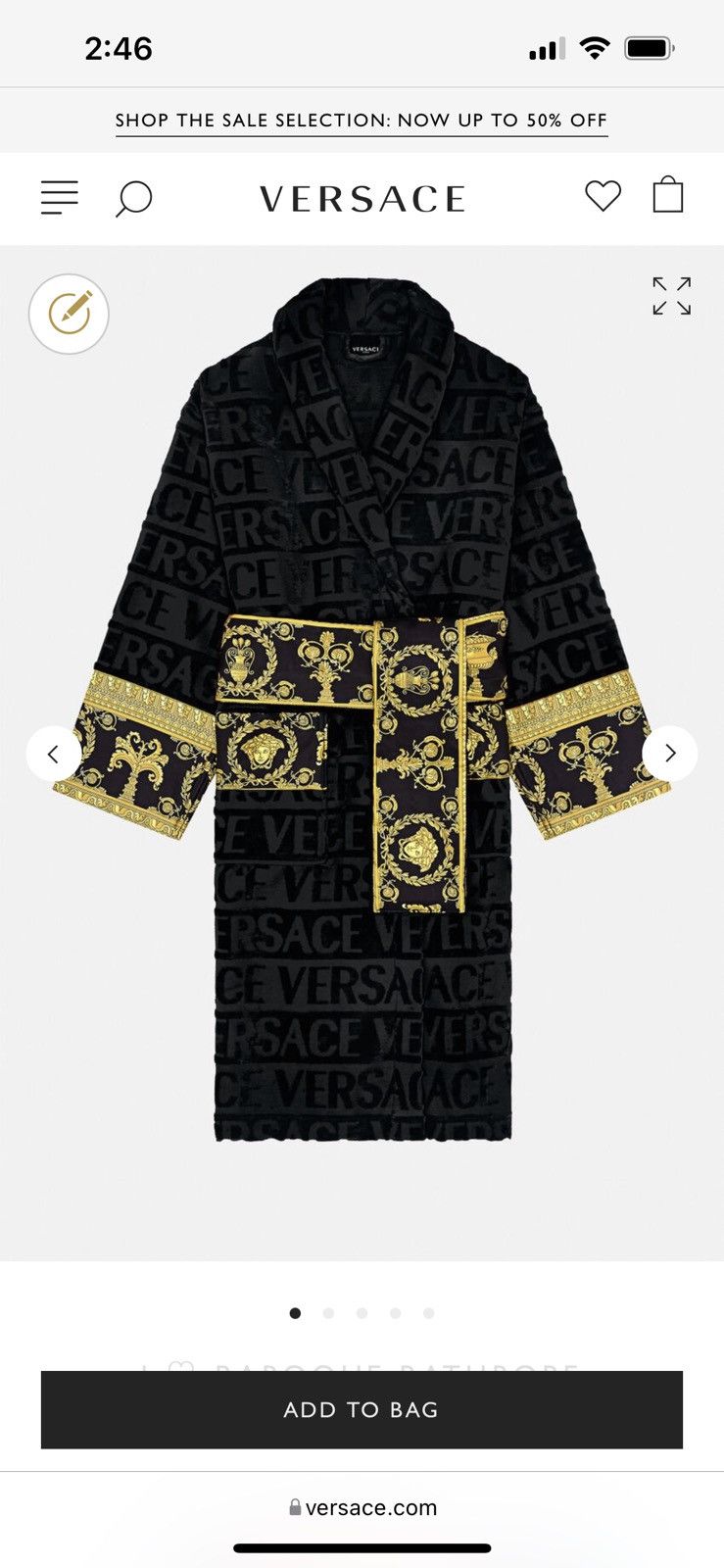 Versace Versace Robe | Grailed