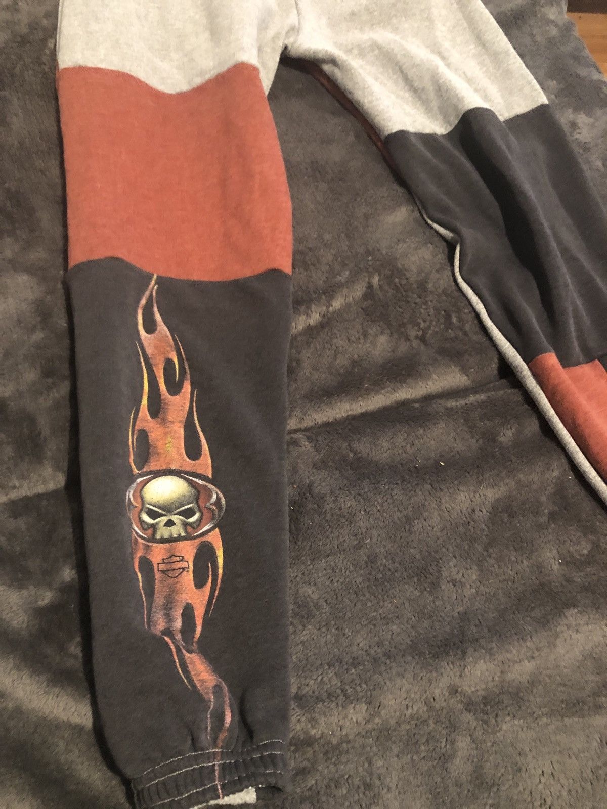 Harley Davidson × Streetwear Harley Davidson Reworked Sweatpants | Grailed