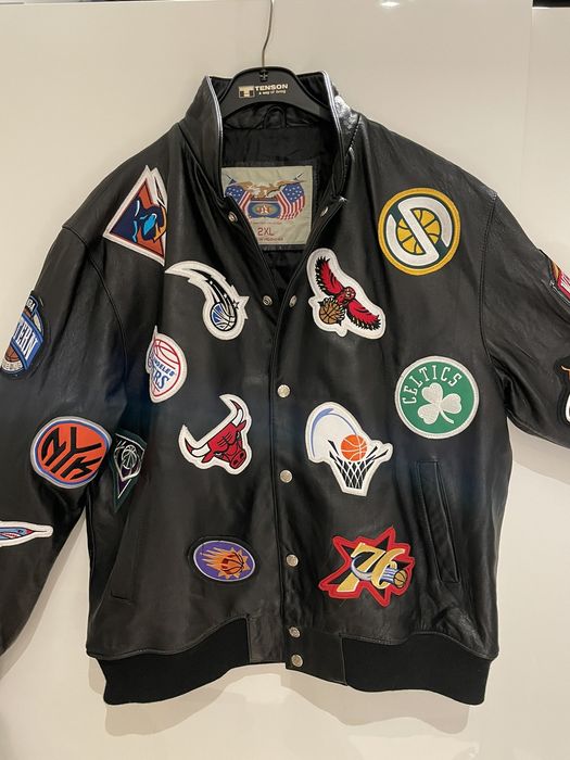 Jeff Hamilton Premium NBA All Star 2003 Leather Jacket | Grailed