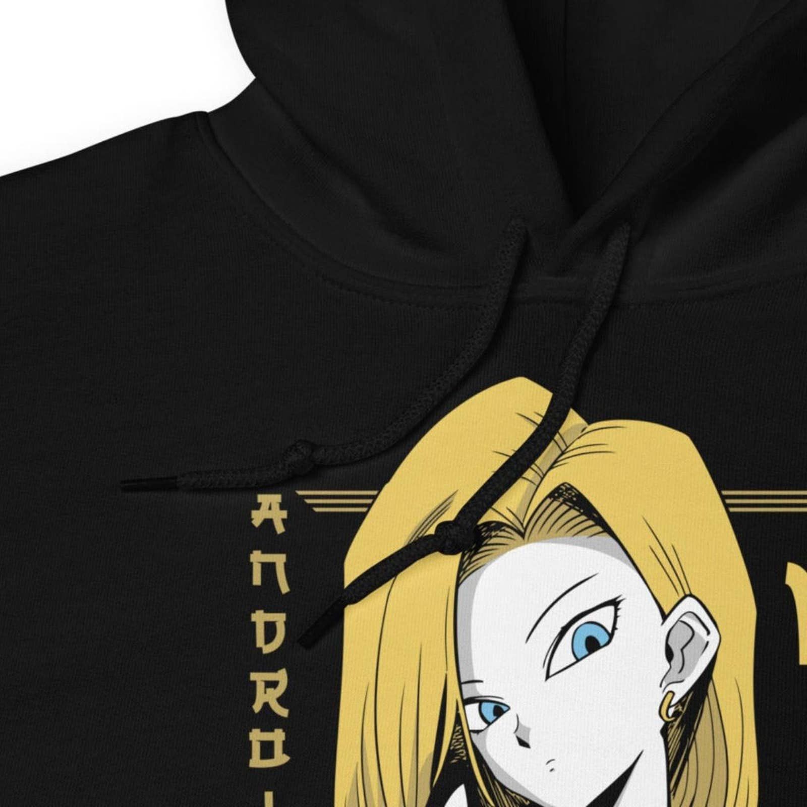 Gildan × Made In Usa × Streetwear Android 18 hoodie, Android 18 Dragon ...