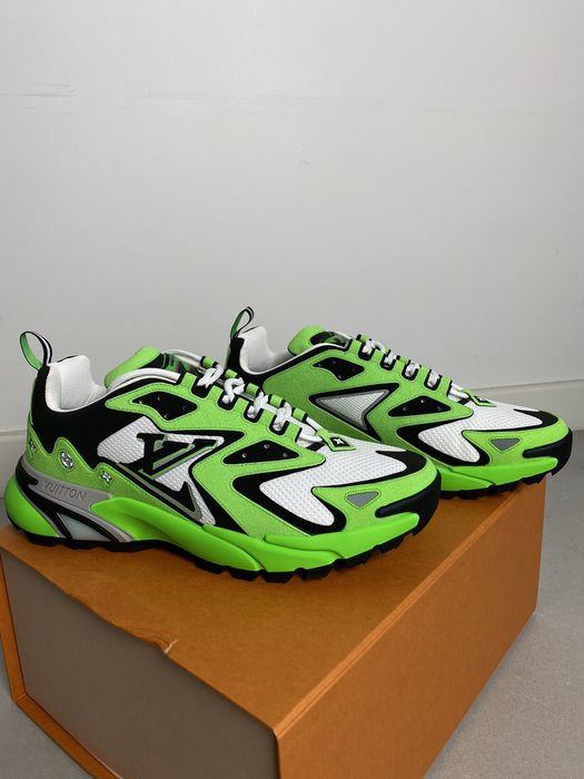 Louis Vuitton Louis Vuitton Runner Tactic Green Sneakers | Grailed