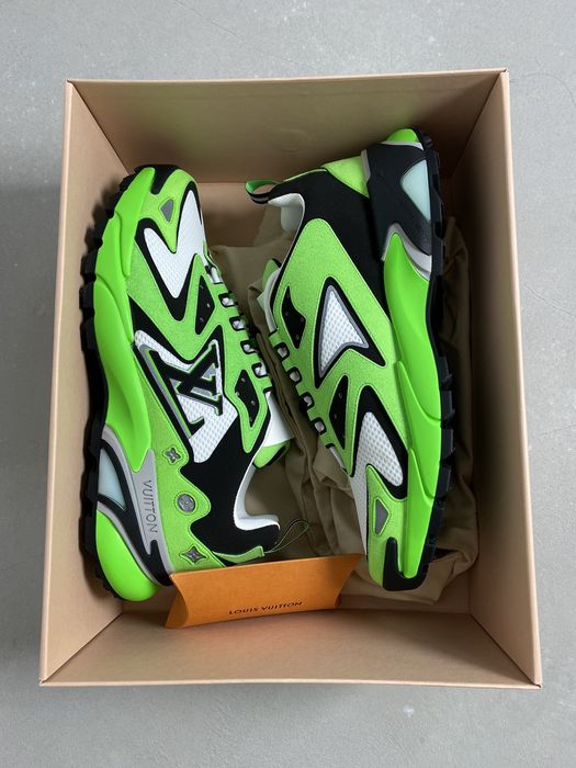 Louis Vuitton Louis Vuitton Runner Tactic Green Sneakers | Grailed