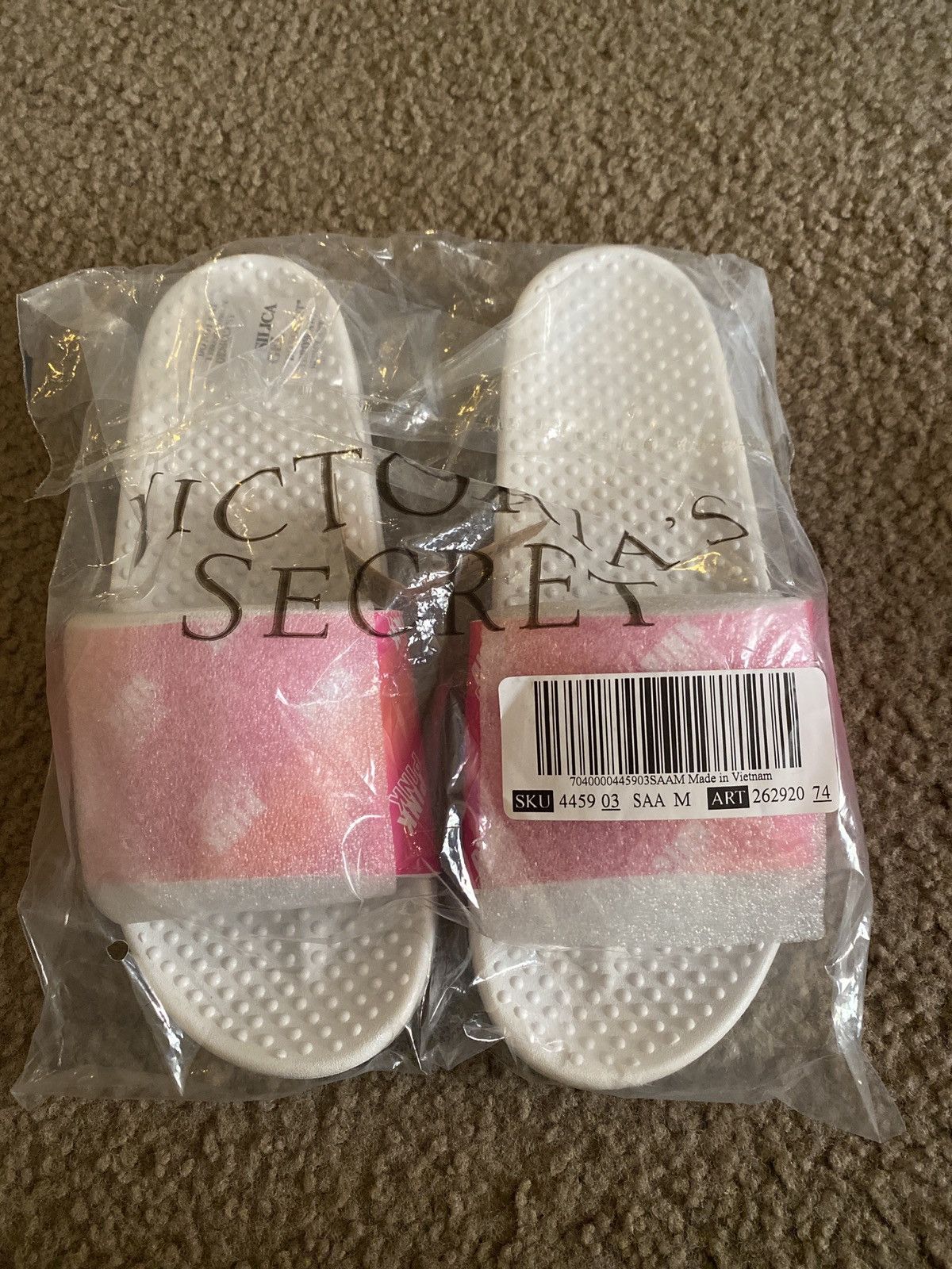 Pink VICTORIA SECRET PINK SLIDES | Grailed