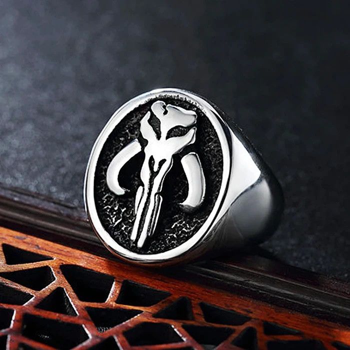 Jewelry Fine Polished Alien Skull Ring And Ring Gothic Signet Ring ...