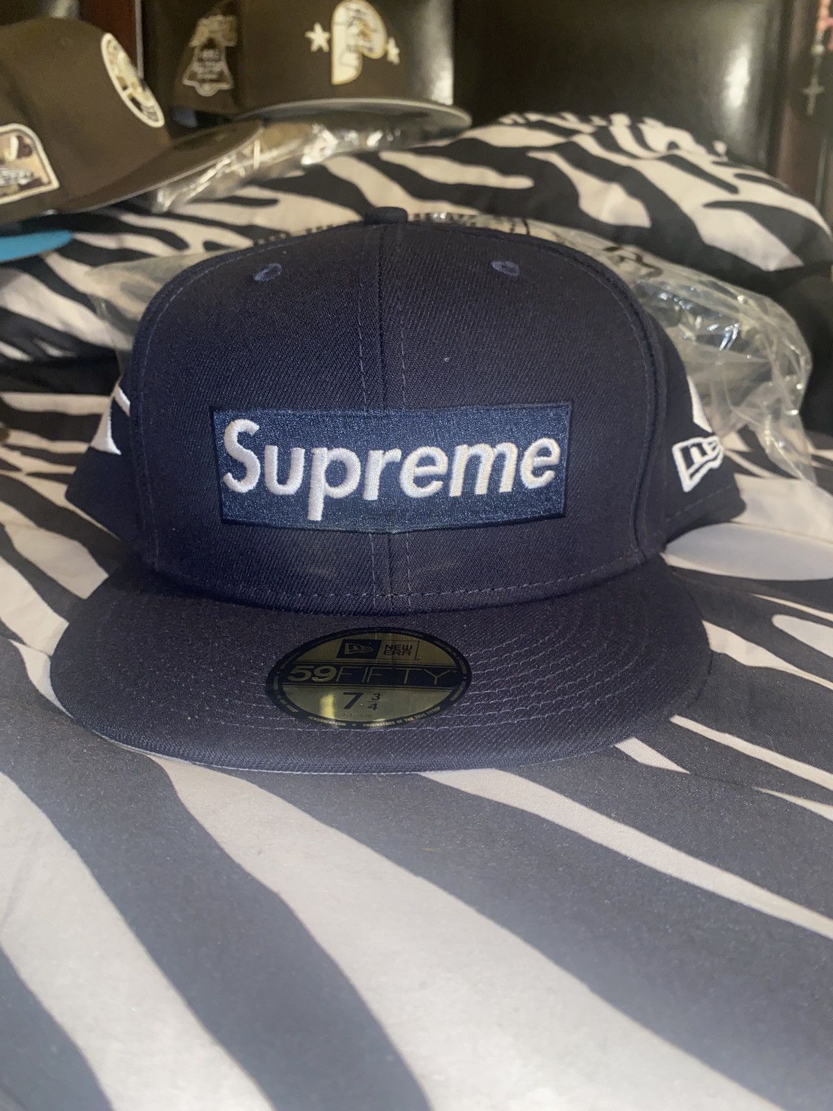 MLB × New Era × Supreme Supreme mlb yankee New era box logo fitted cap ...
