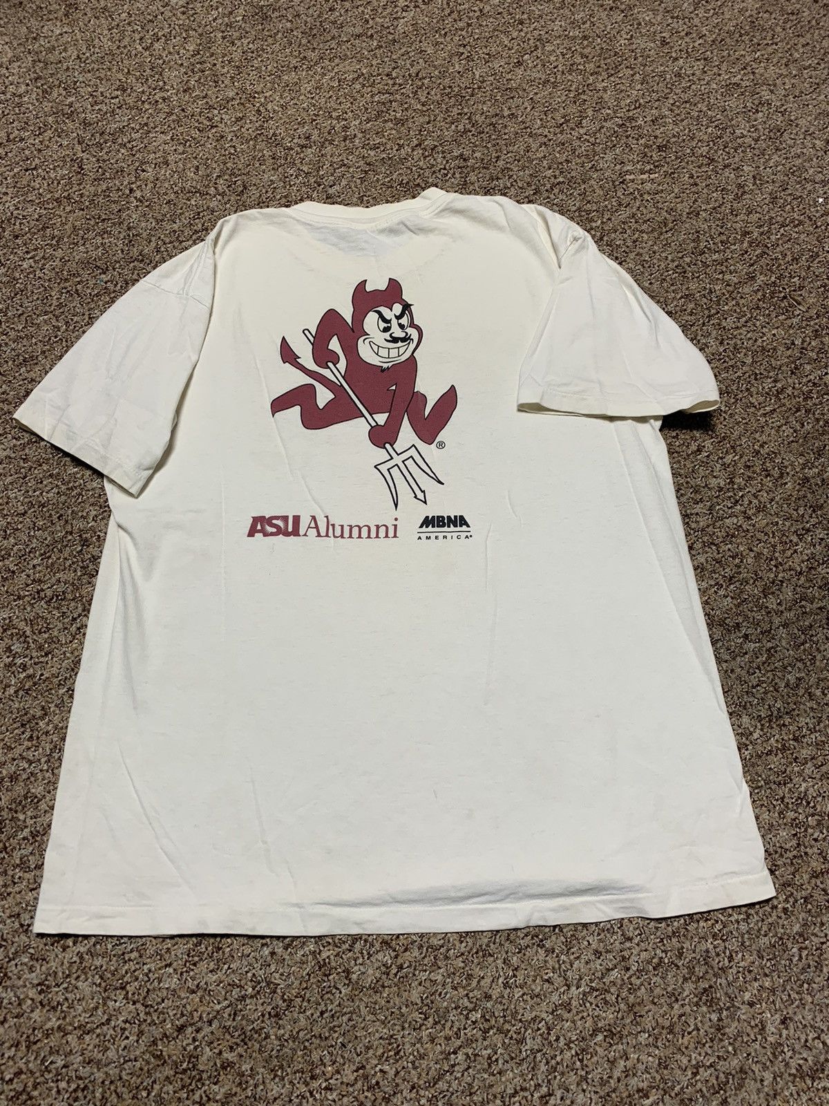 Vintage Vintage 90s single stitch promo white sun devils script | Grailed