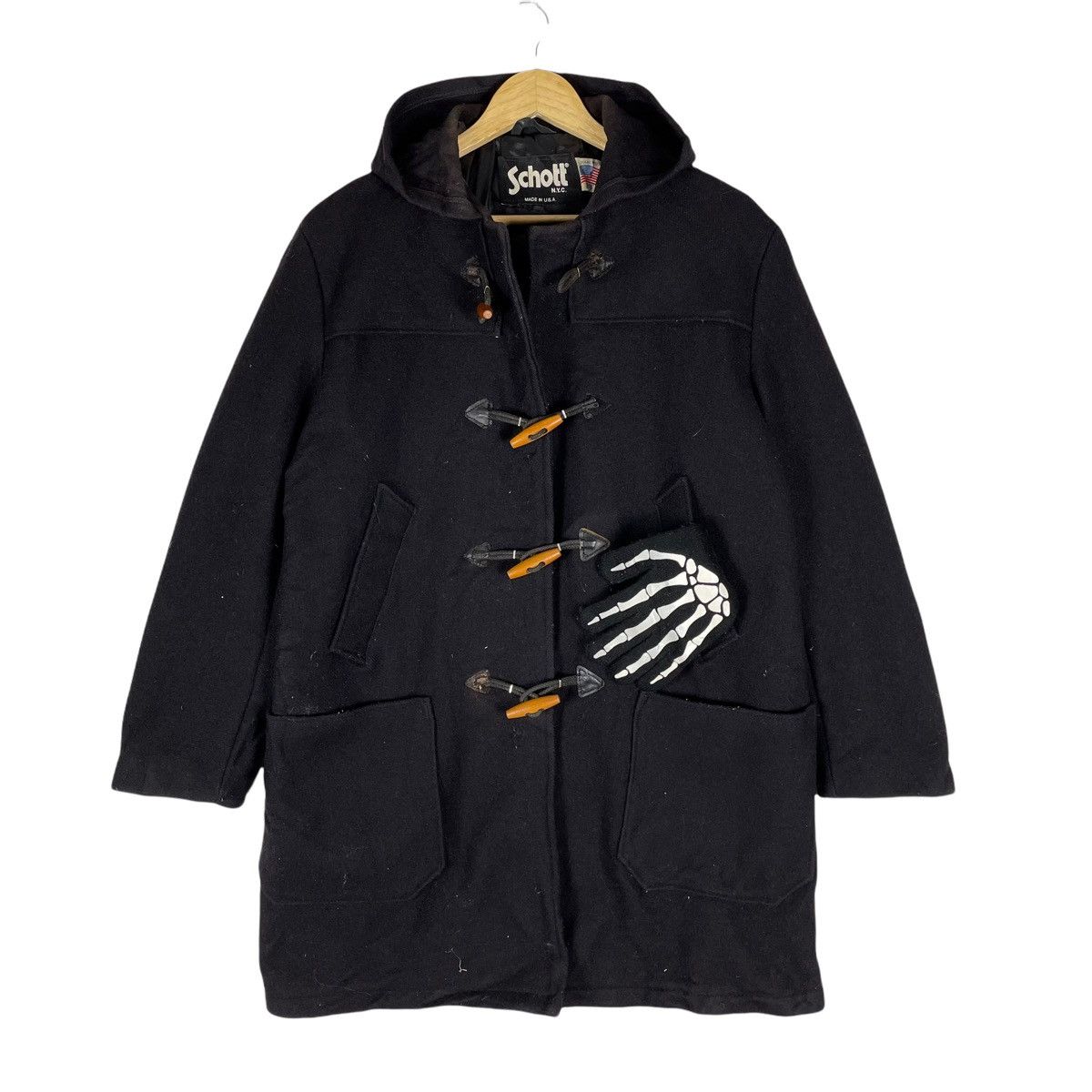 Schott × Vintage 🌟SCHOTT USA Duffle Coat Toggle Button Jacket | Grailed