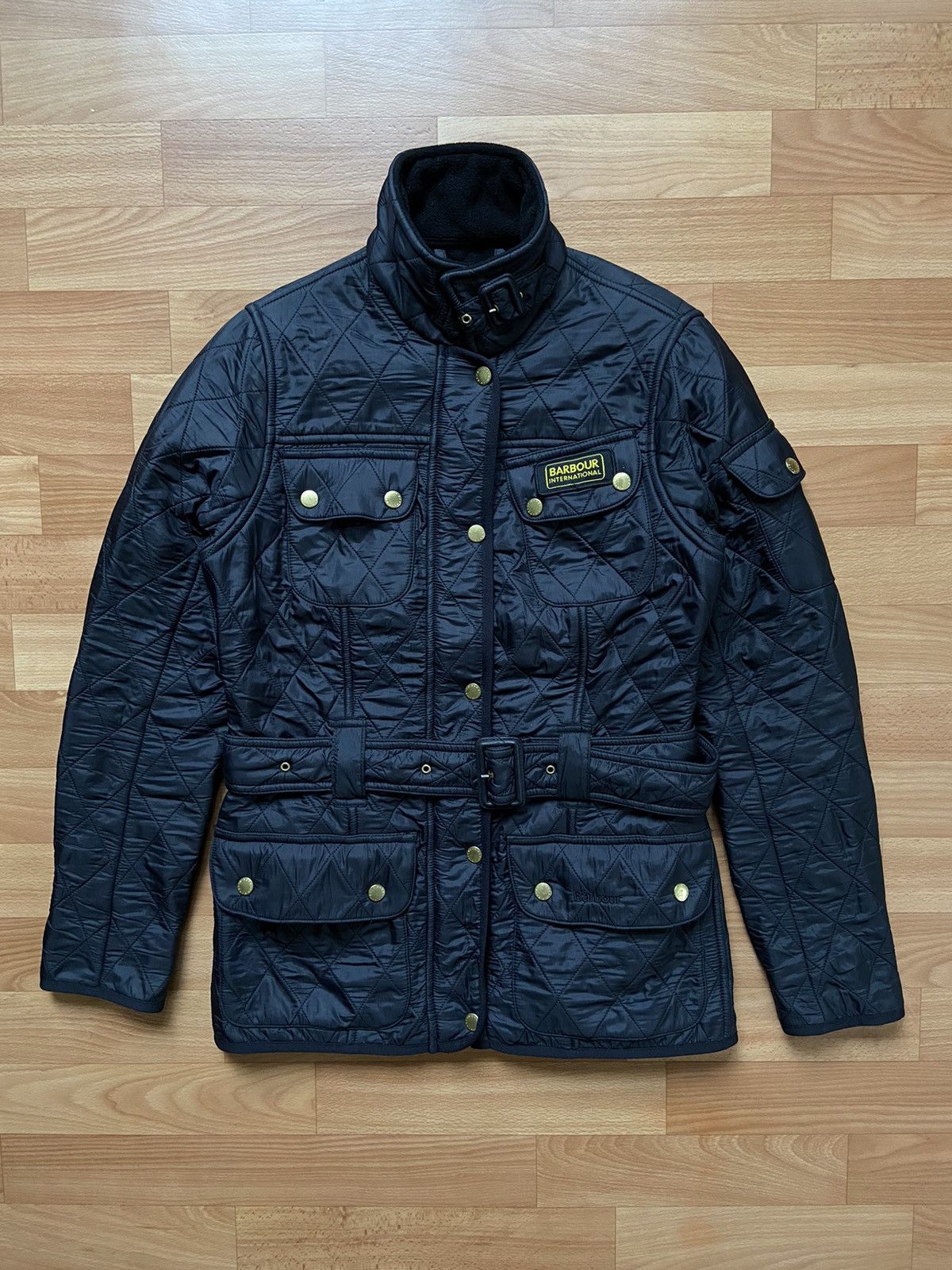 Barbour × Retro Jacket × Vintage Vintage Barbour International Belt ...
