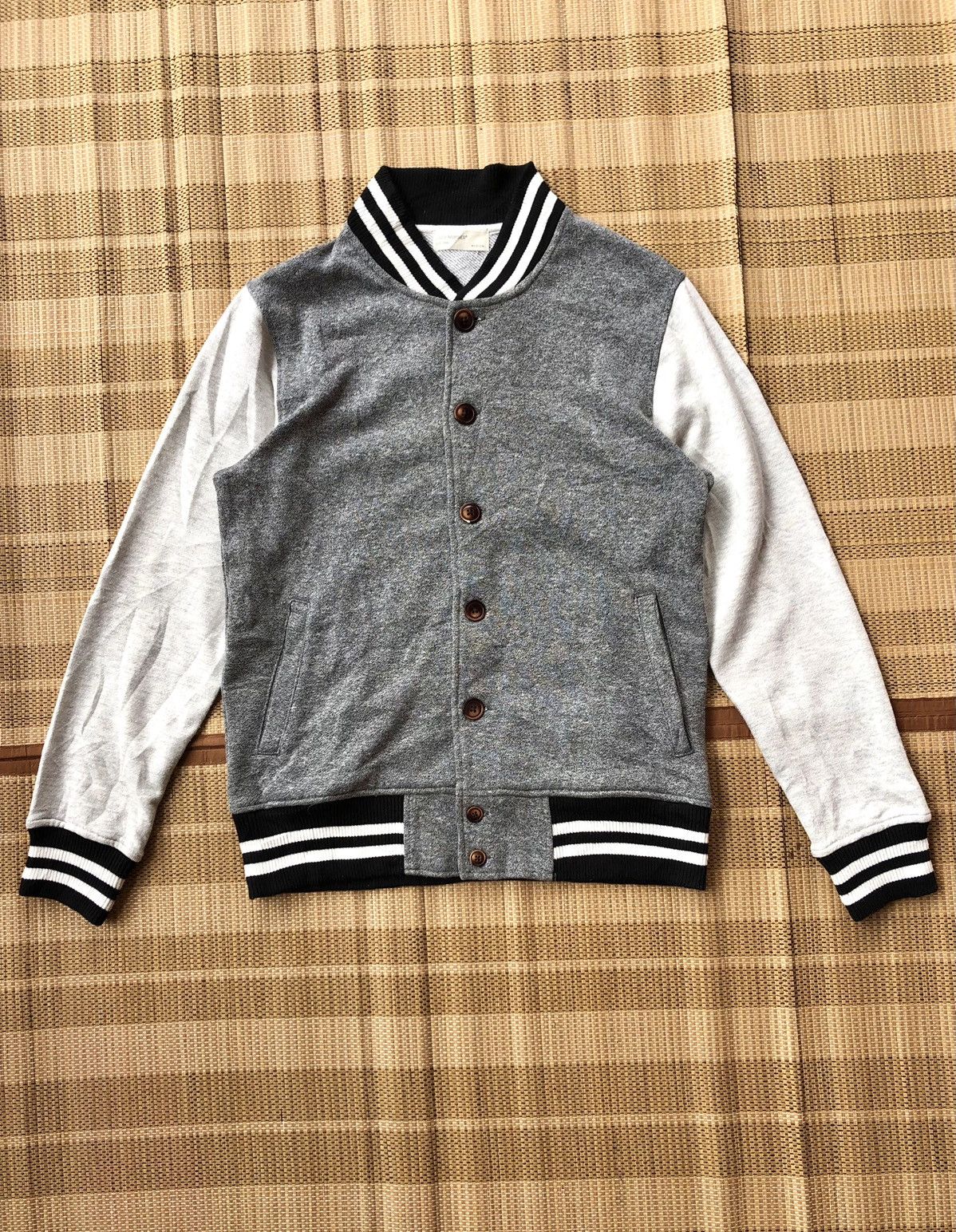 Designer BACK NUMBER VARSITY JACKET | Grailed