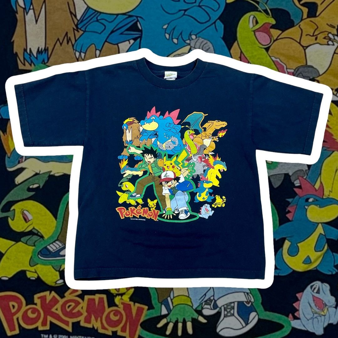 Pokemon Pokémon Navy Blue Characters T-Shirt | Grailed