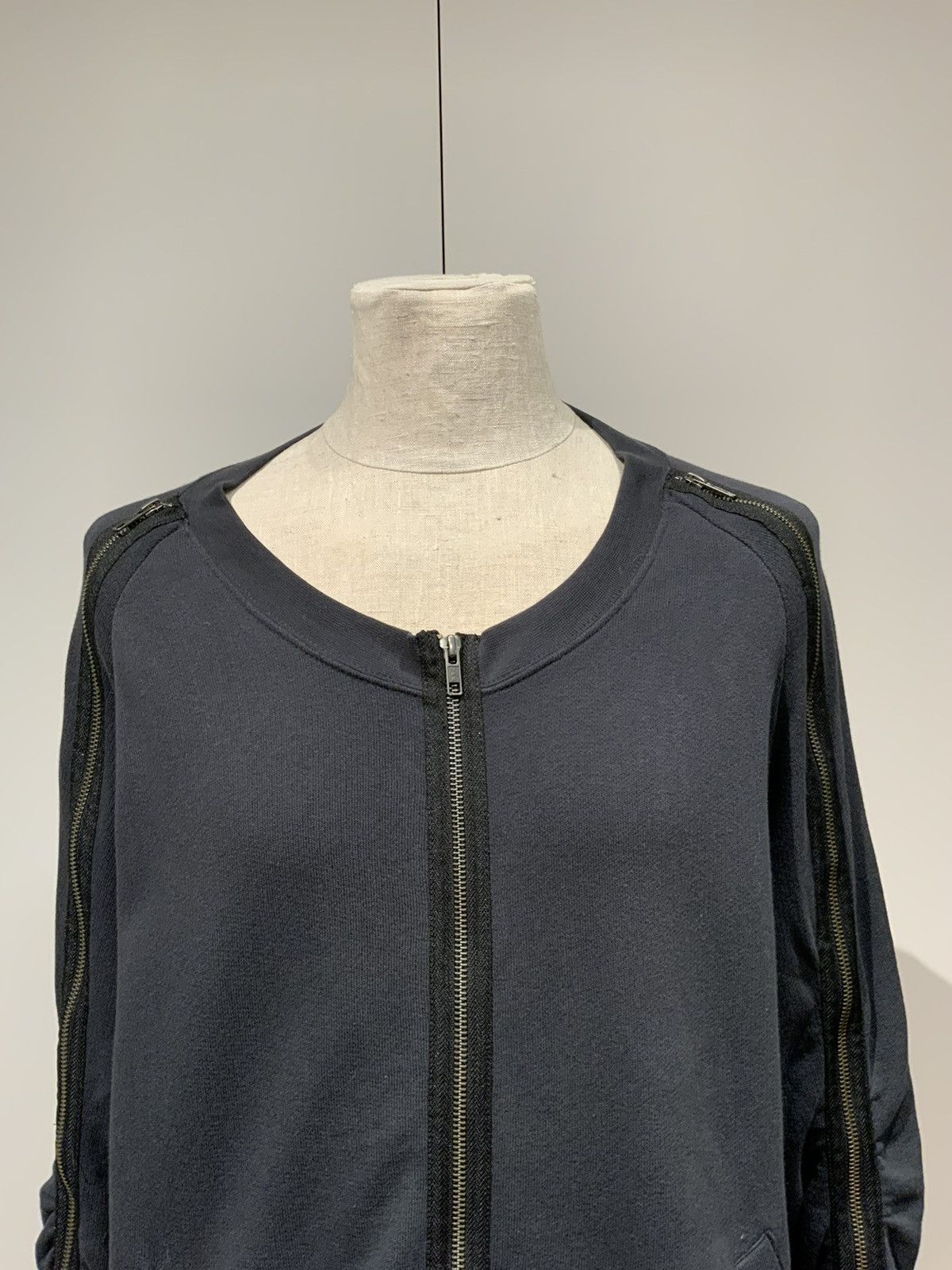 Ann Demeulemeester Zip decoration sweatshirt | Grailed