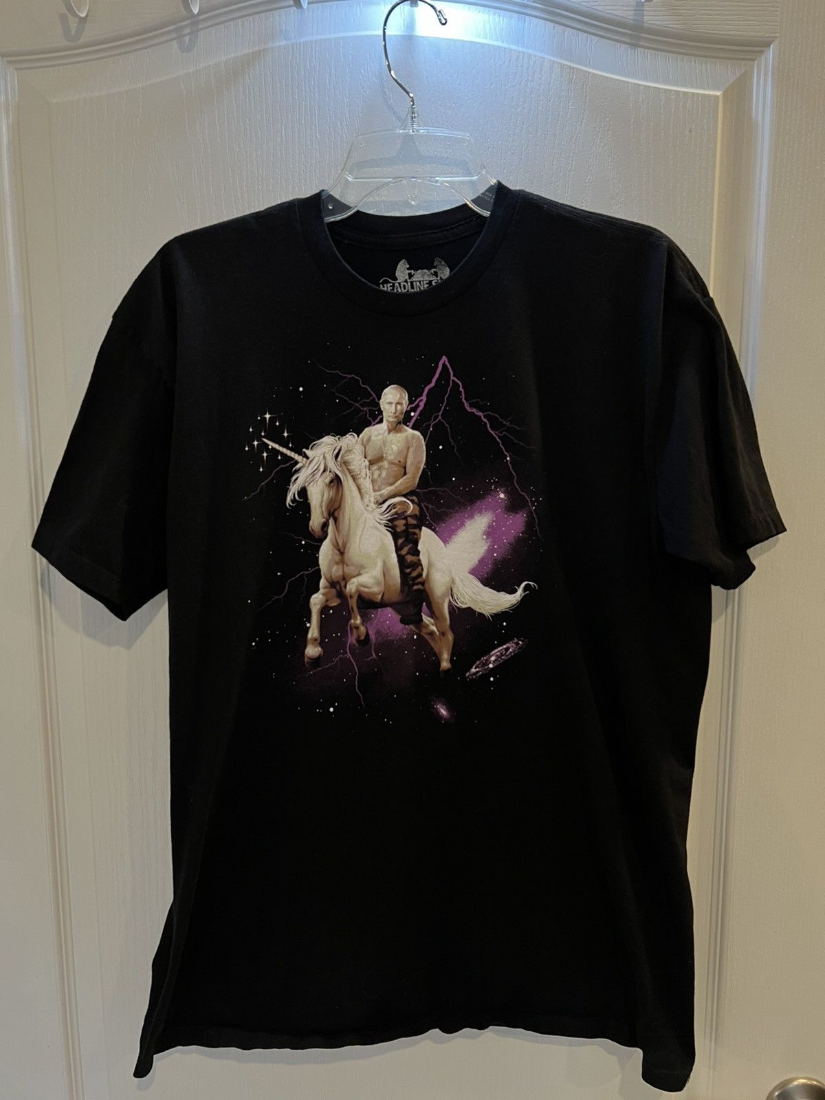 Other Headline Shirts Vladimir Putin, shirtless, riding a unicorn ...