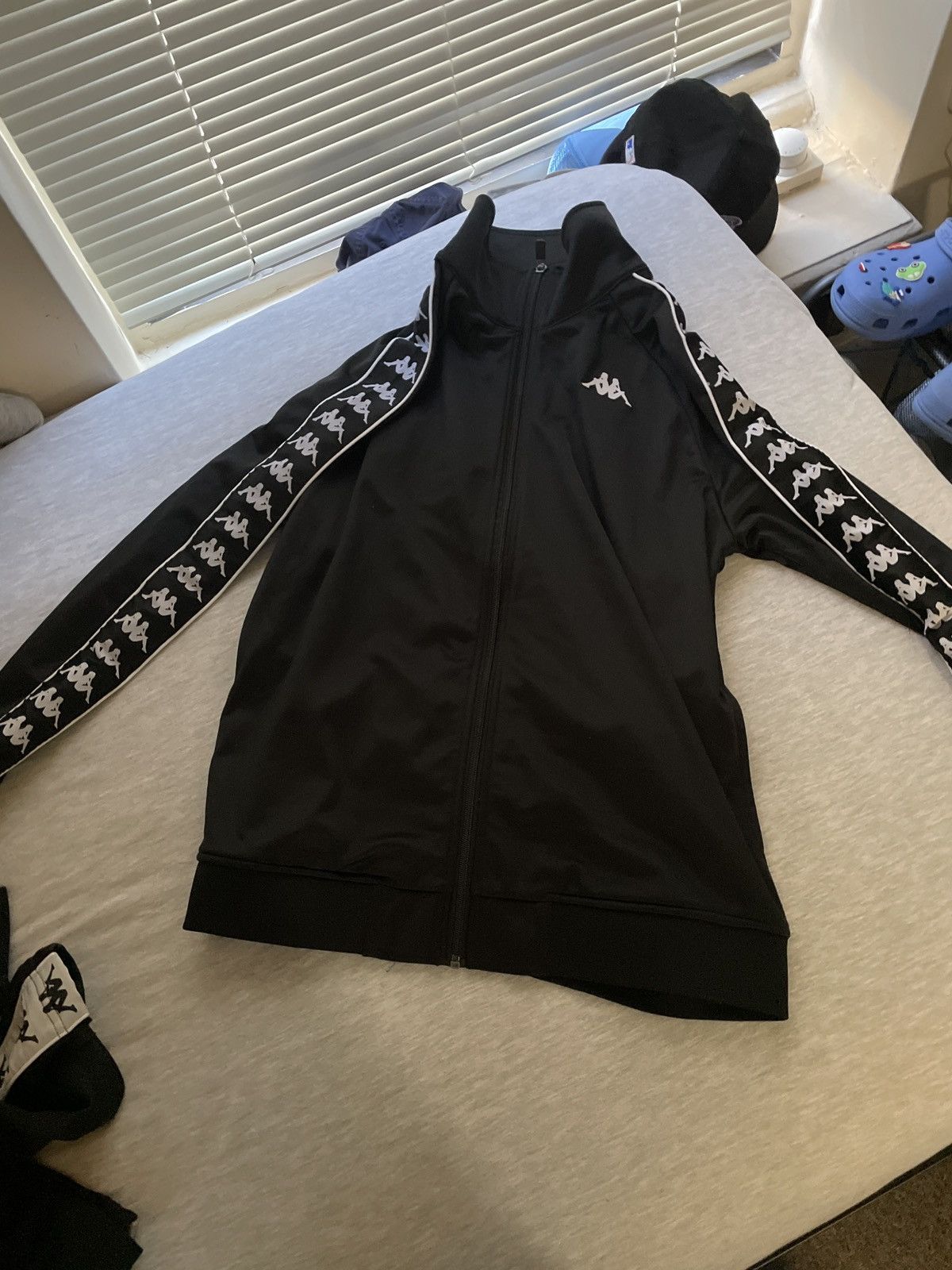 Kappa kappa black and white tracksuit | Grailed