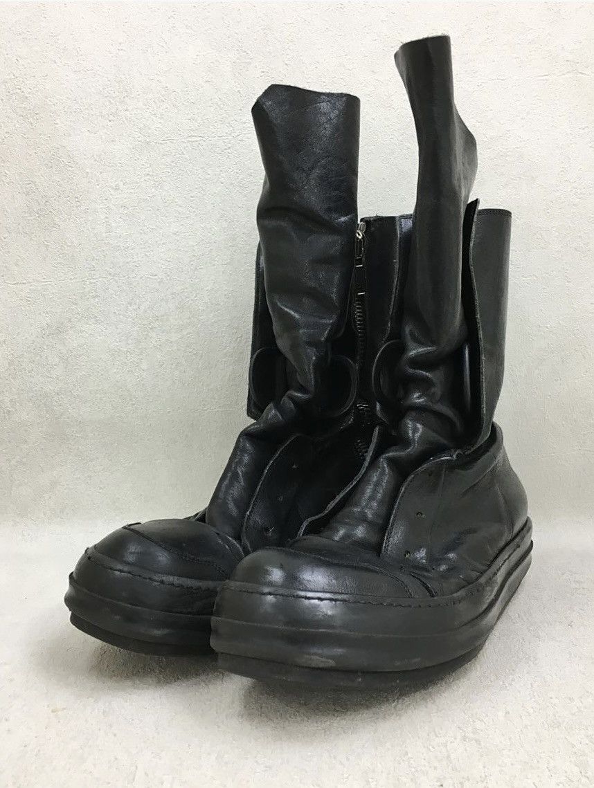 Rick Owens Rick Owens laceless high top Ramone | Grailed