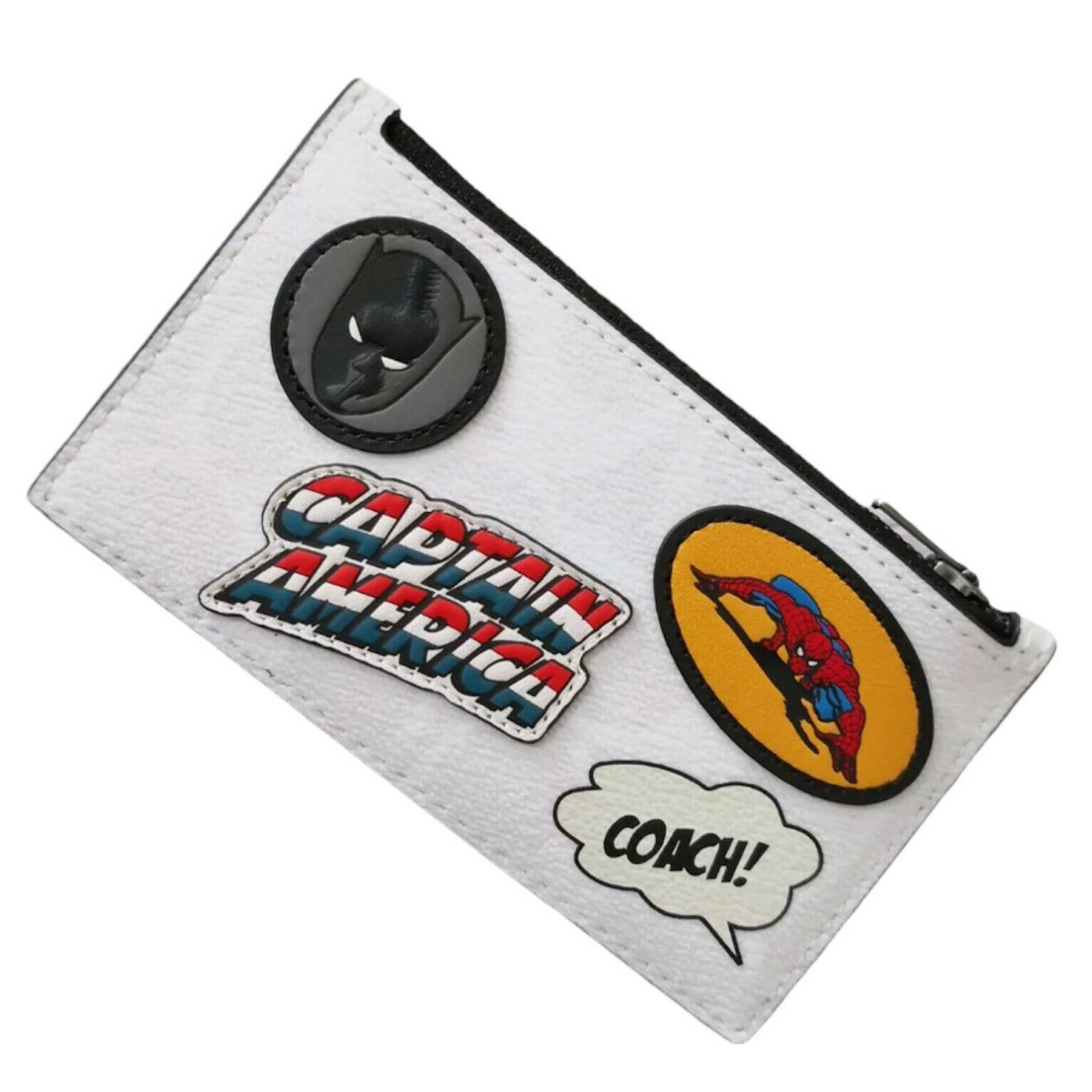 Coach Coach X Marvel Collection Signature Zip Card Case Wallet | Grailed