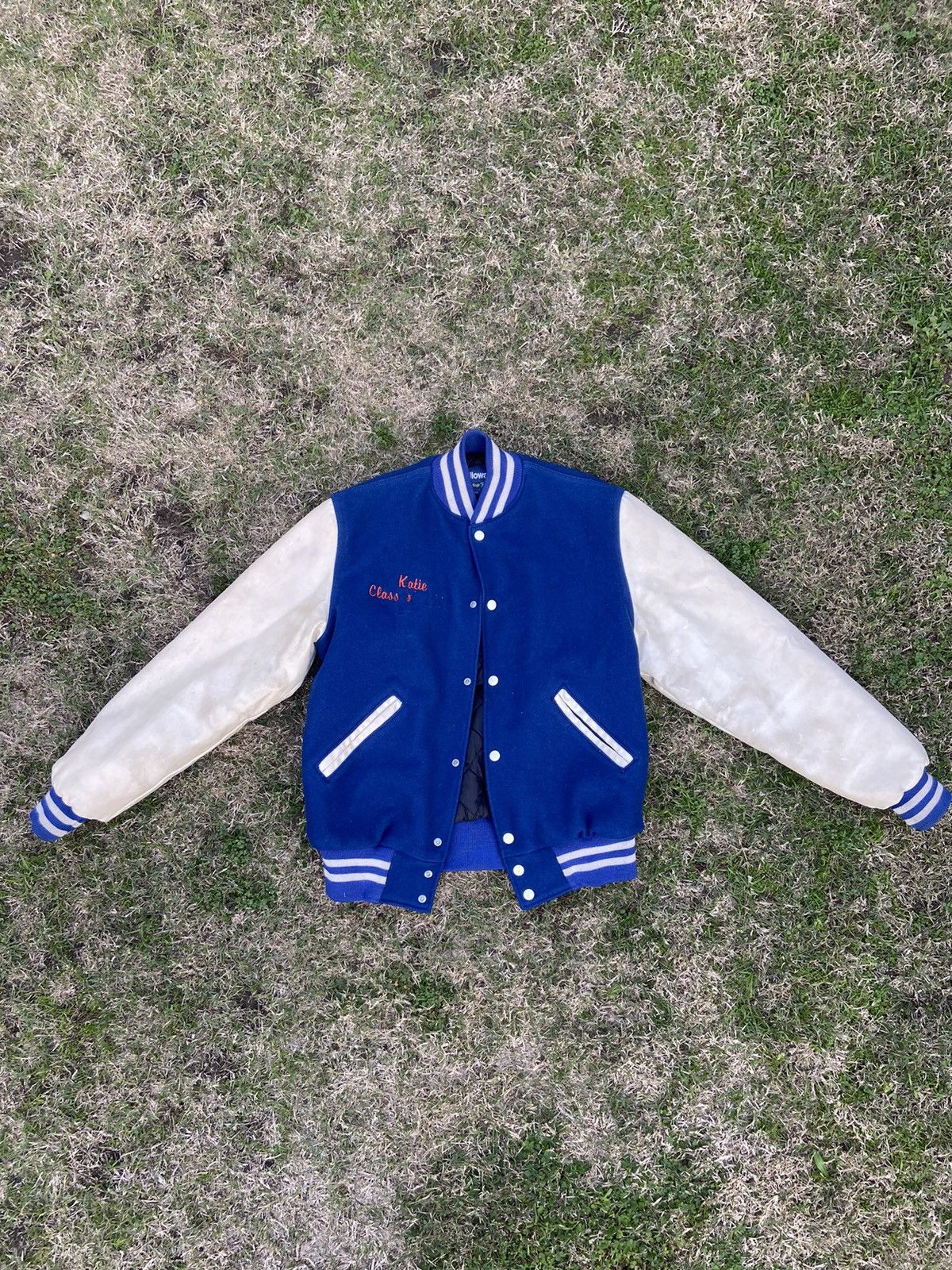 Vintage Royal Blue varsity jacket | Grailed