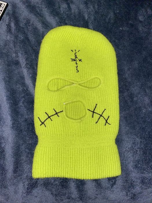Travis Scott Travis Scott Jackboys Neon Ski Mask and Vehicle Keychain ...