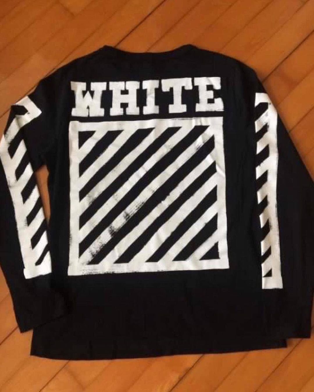Off-White Off-White Brushed Diagonals Long Sleeve | Grailed