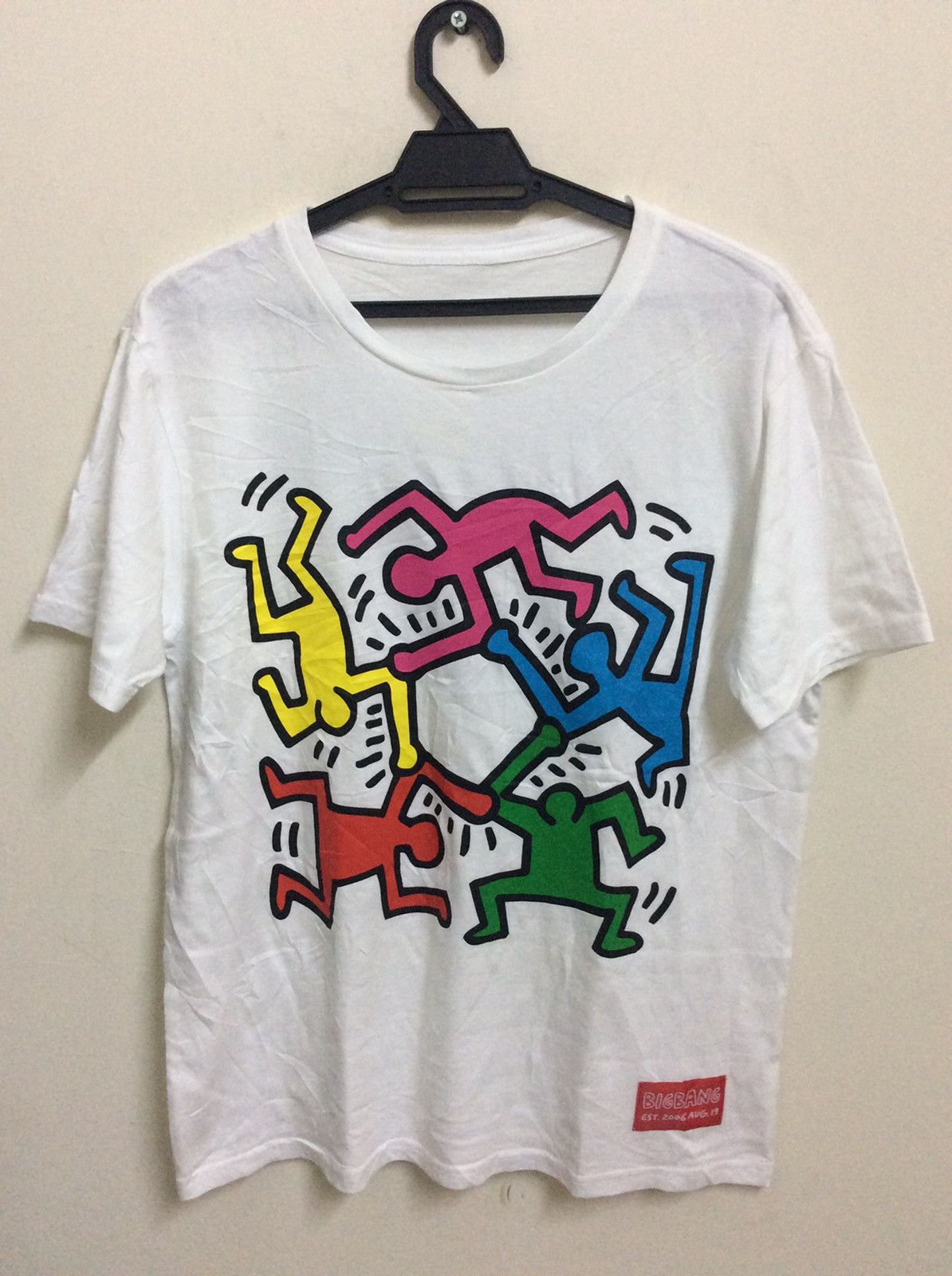 Band Tees × Keith Haring KEITH HARING & BIG BANG TEE SHIRT RARE DESIGN ...